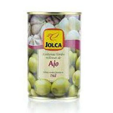 Olives vertes farcies à l'ai , JOLCA, conserve de 130G - Super U, Hyper ...
